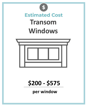 Transom Window - What is it? The perfect accent for your front door.