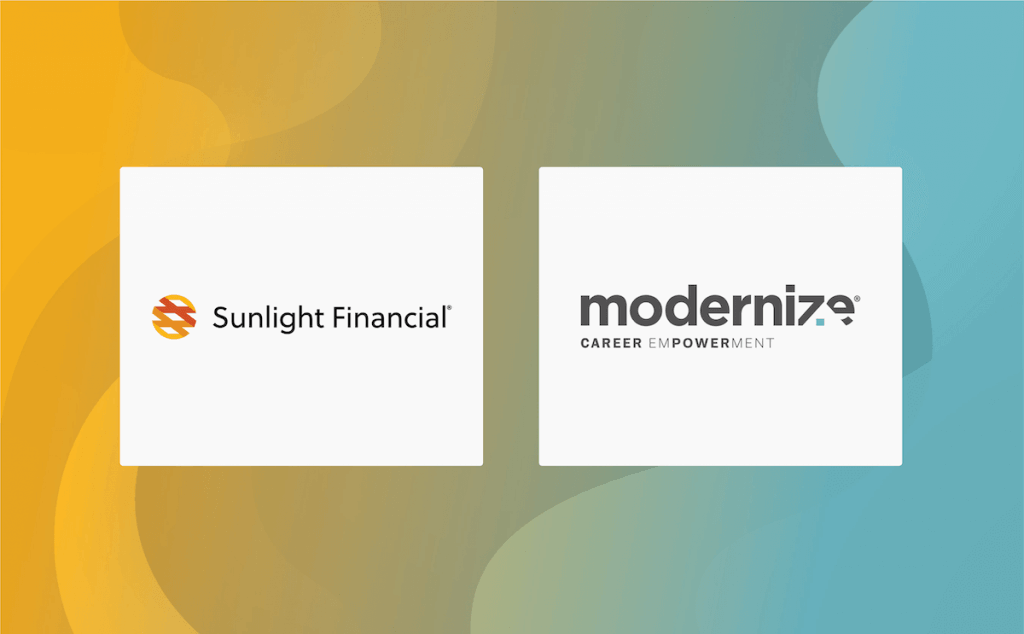 Modernize And Sunlight Financial Announce Partnership | Modernize