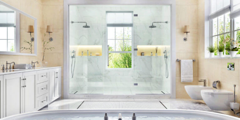 Double Shower Design Ideas | Considerations and Tips | Modernize
