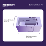 Walk-In Tub Sizes: How to Choose the Perfect Fit for Your Bathroom